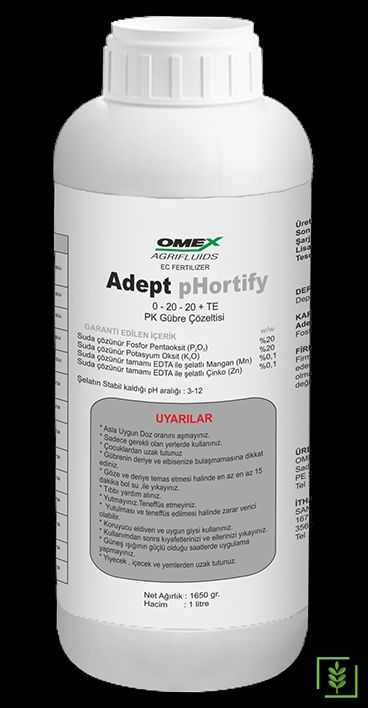 Omex Adept Phortify Fosfor-Potasyum Gübresi 1 lt İlanı - TARIMDAN